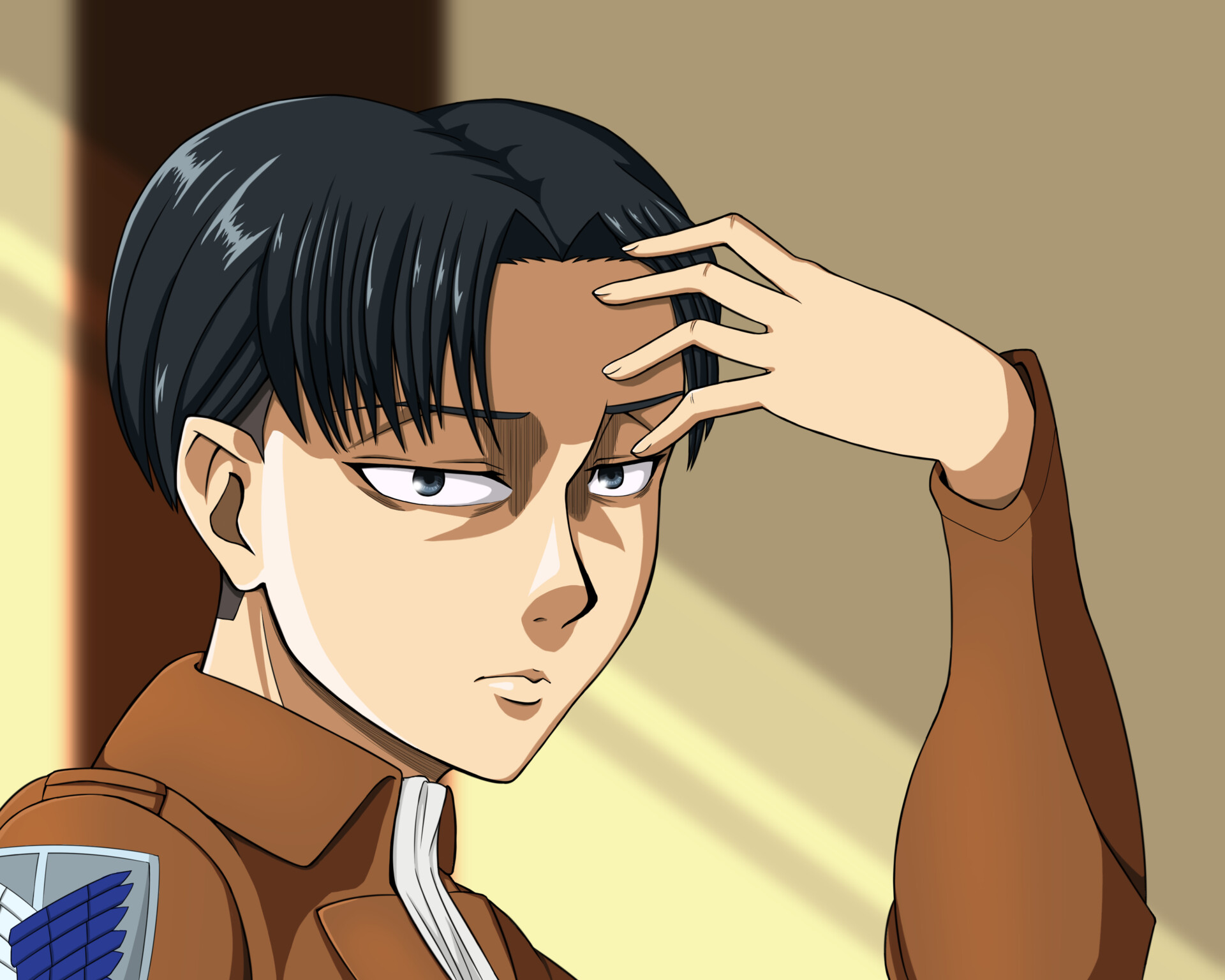 Attack On Titan Levi Render