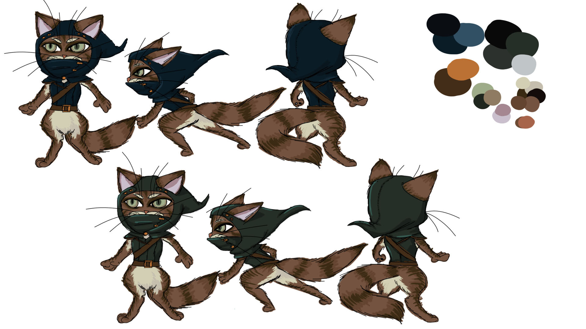 Destiny Aytes - The Purr-fessional Thief- Character Concept Art, 3D ...