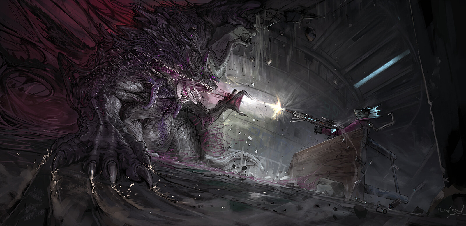 ArtStation - Consuming mass [commission]