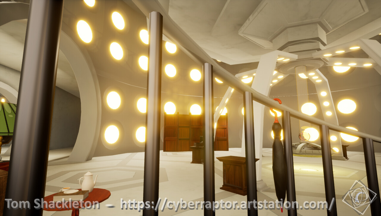 Tom Shackleton - Titan comics 7th doctors Tardis