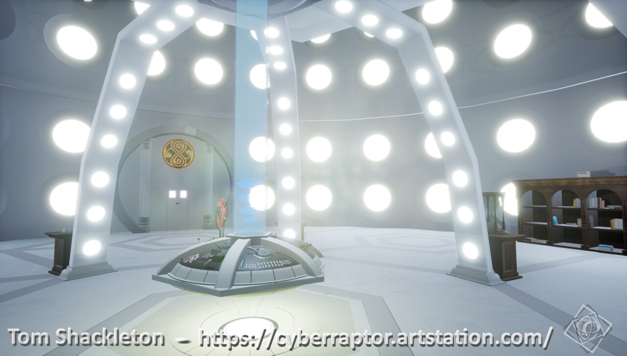 Tom Shackleton - Titan comics 7th doctors Tardis