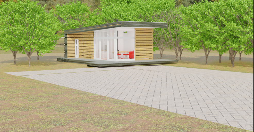 ArtStation - Modern House Model made in Blender