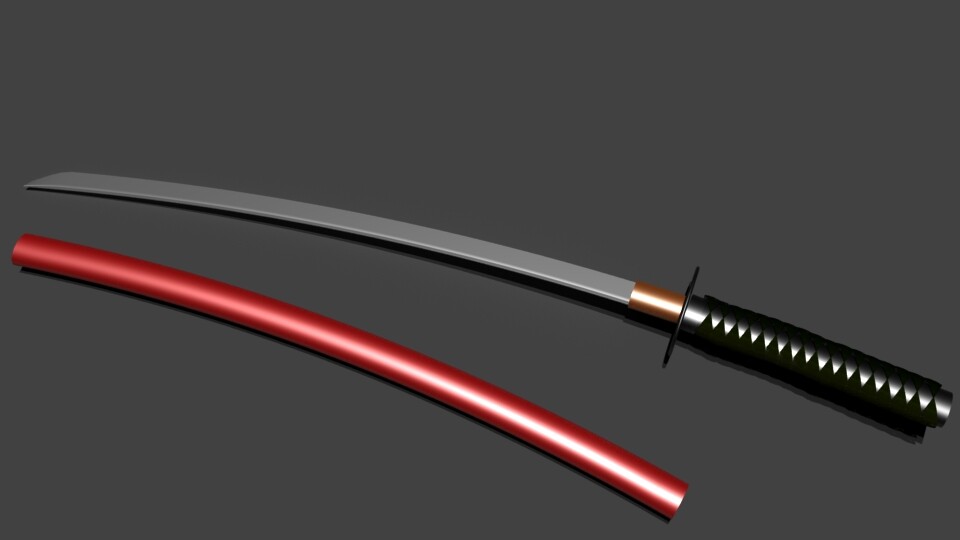ArtStation - 3D katana