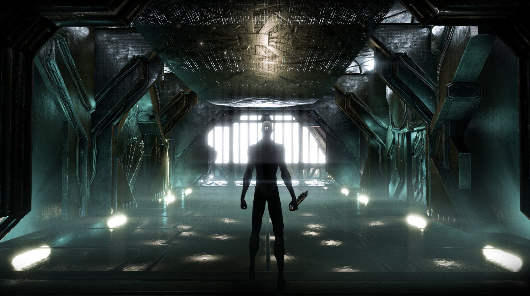 ArtStation - Hellpoint - Sci fi corridor - Old Station