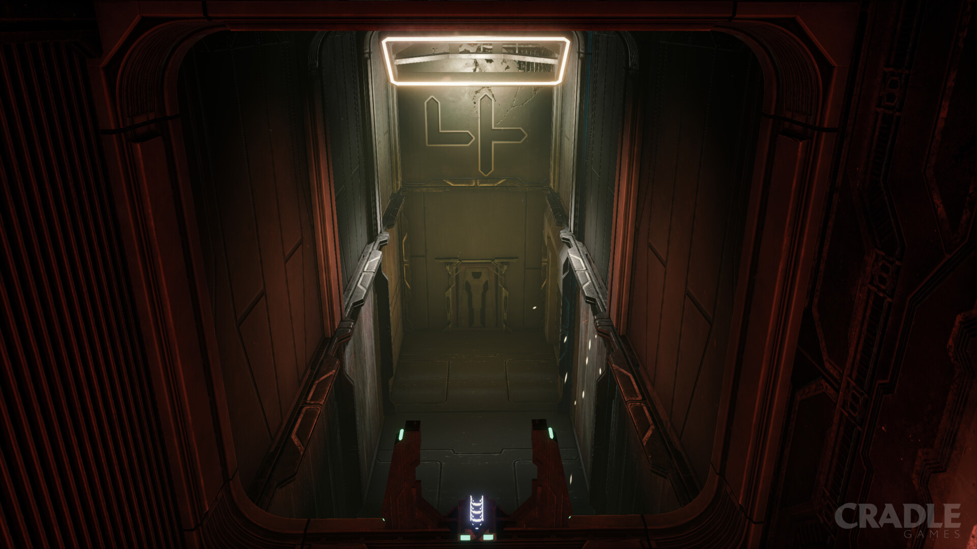 ArtStation - Hellpoint - spooky corridor