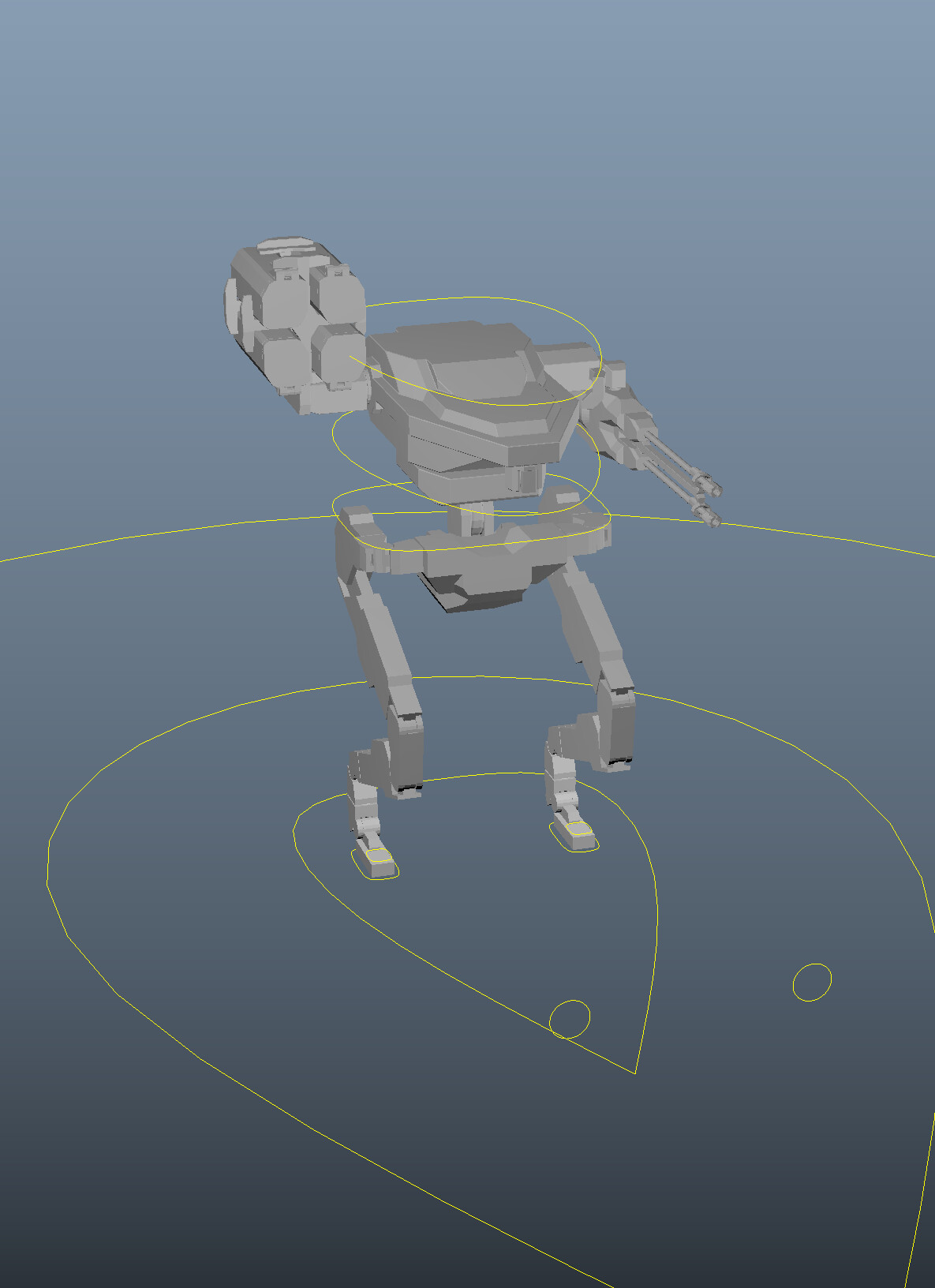 ArtStation - Biped light mecha prototype