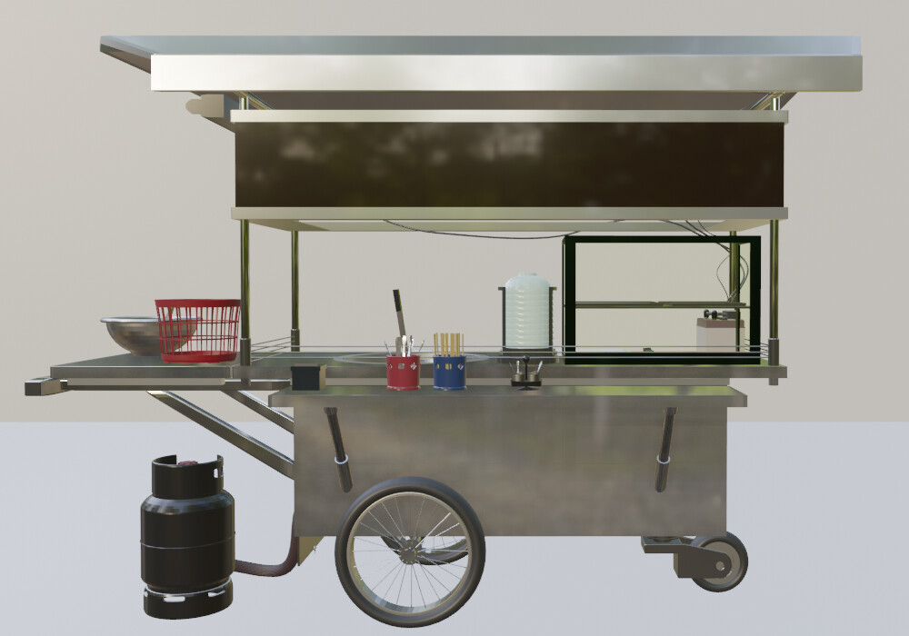 ArtStation - Thai Food Stall Noodle