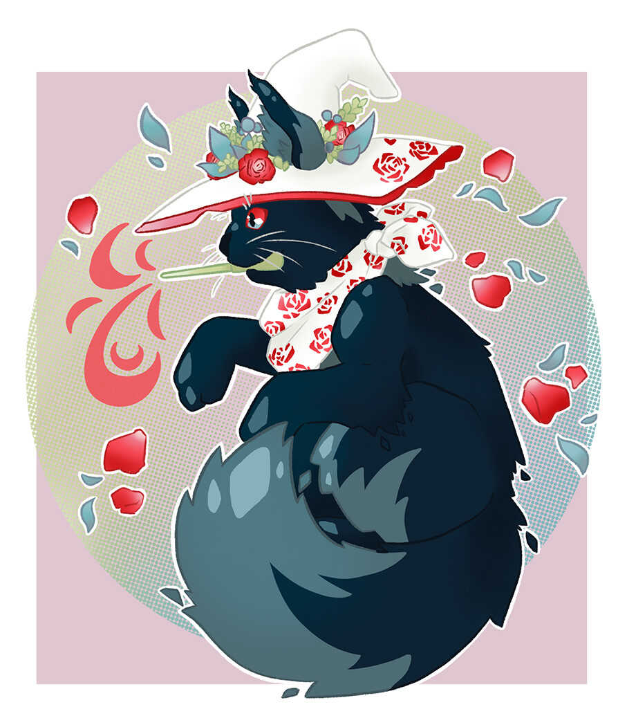 ArtStation - Witch's Cat