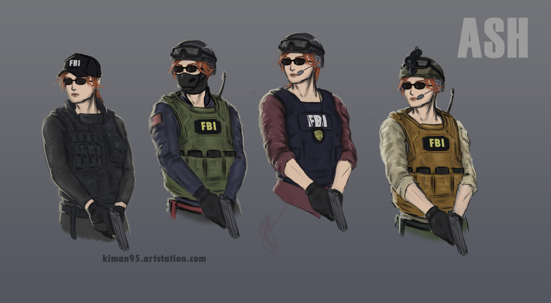 Anatoliy Kim - ASH Rainbow Six Siege: Fan skin options