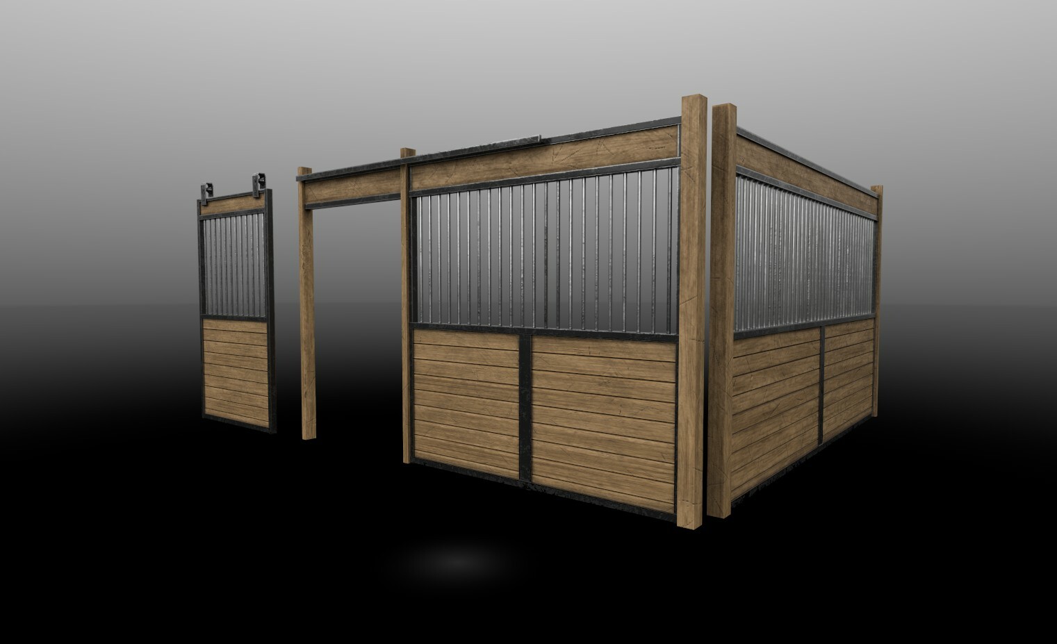 ArtStation - Riding School Stall Set