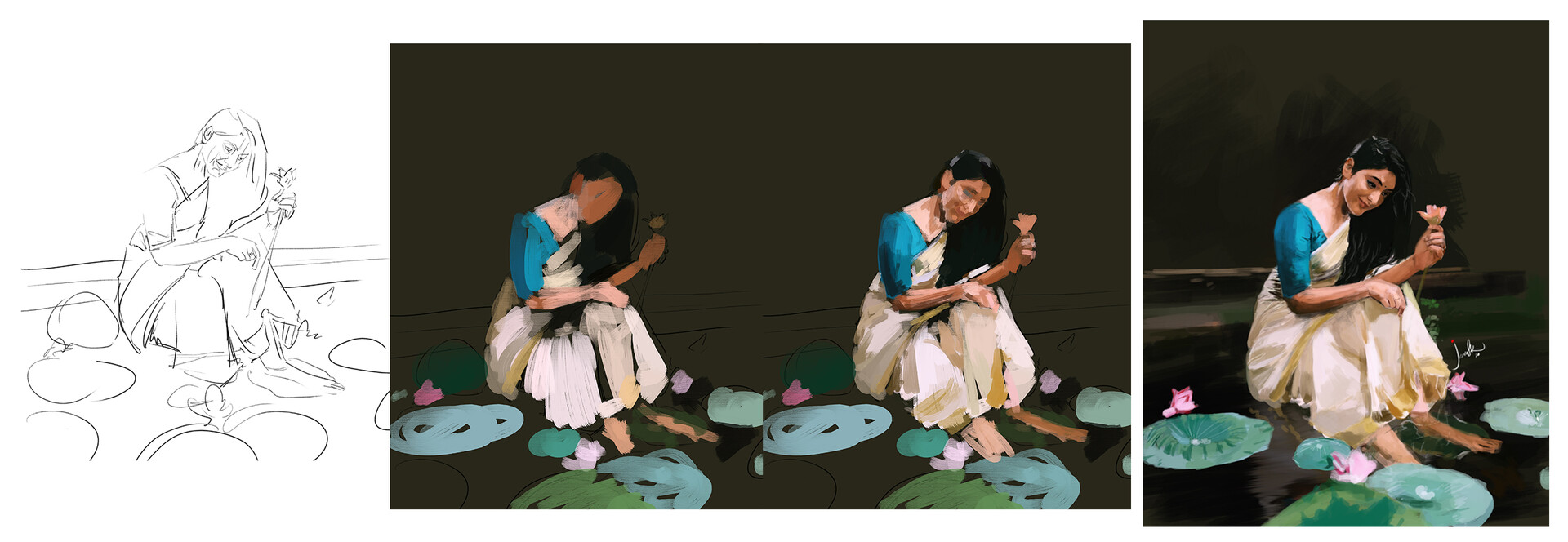 Jeeva Artist SK - Traditional girl