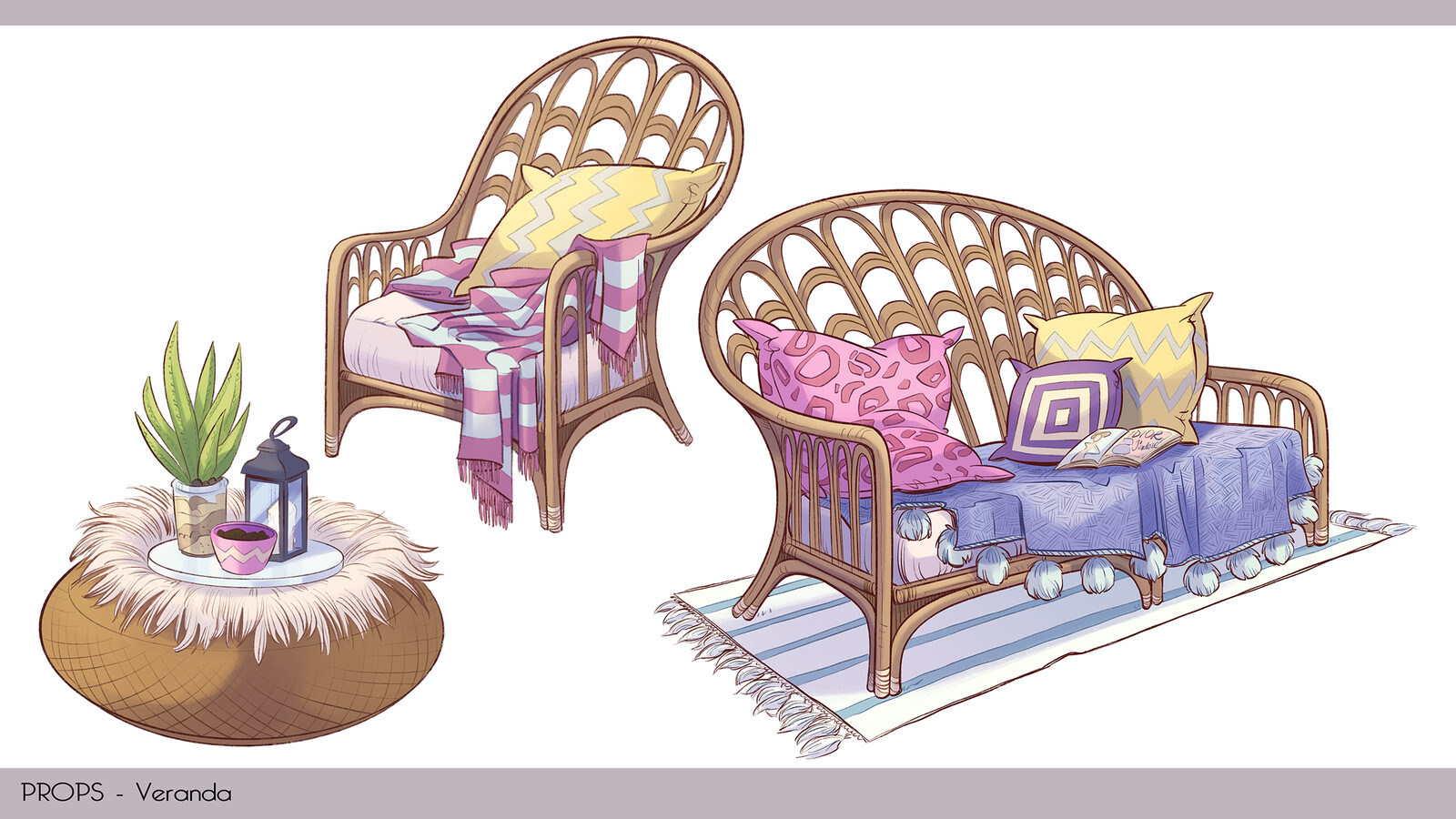 Alessandra Alexakis - WASP - Veranda props