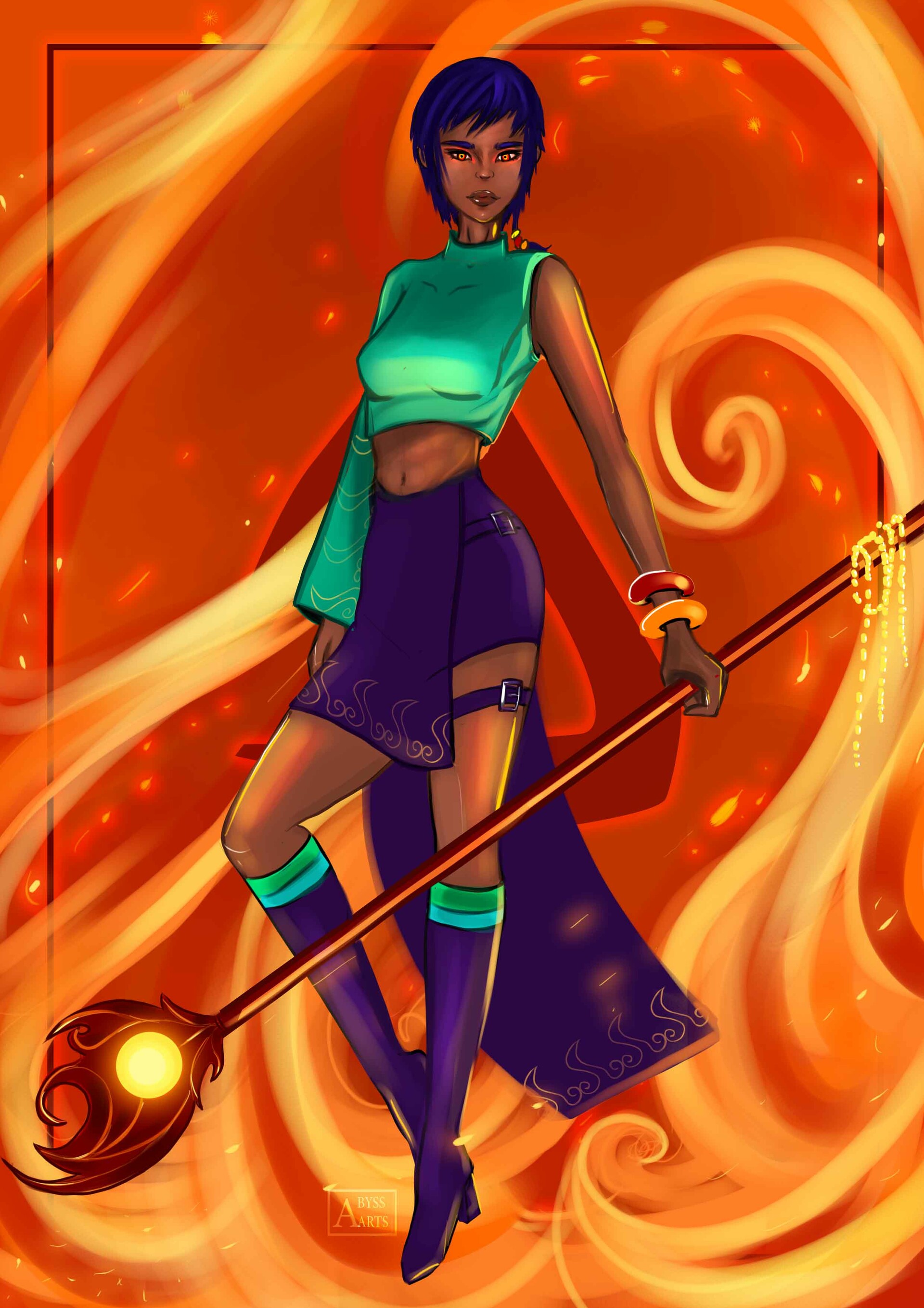 ArtStation - Taranee from W.I.T.C.H