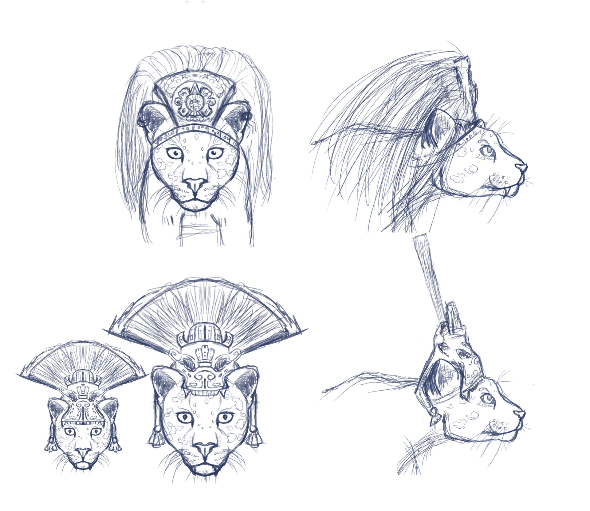 ArtStation - Mayan Jaguar proyect (work in progress)
