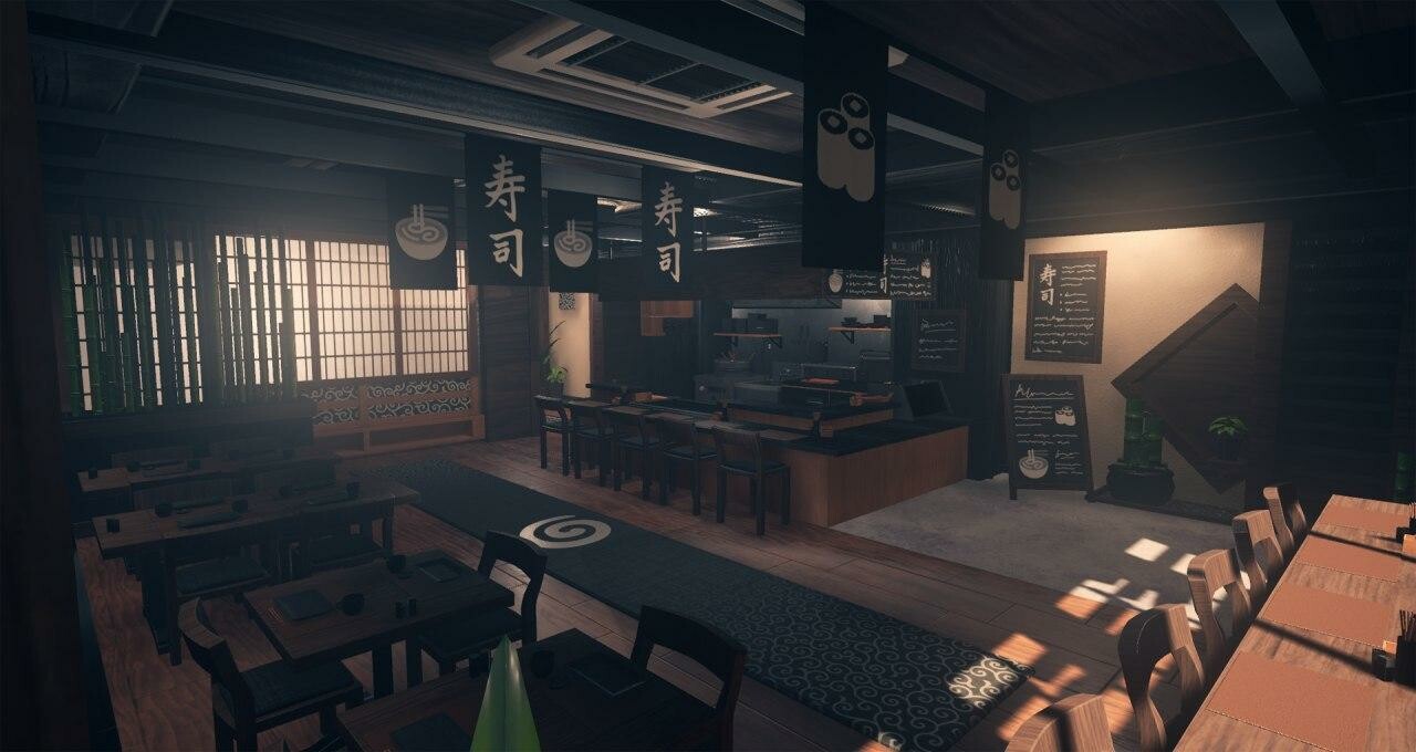 ArtStation - Sushi Bar VR Environment