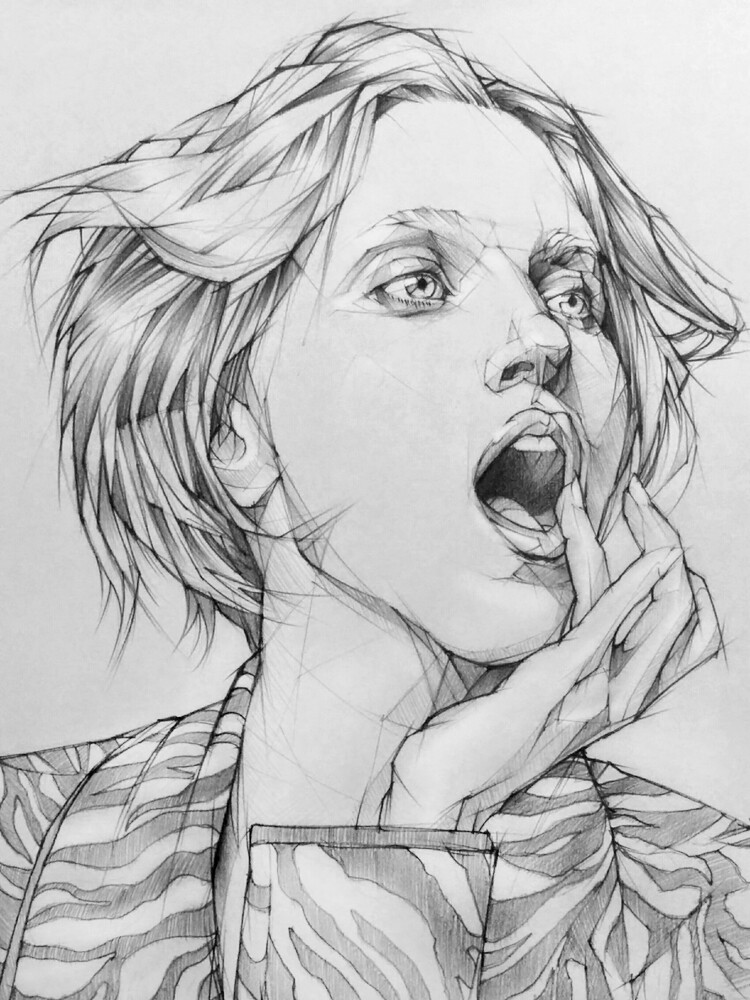 ArtStation - pencil drawing portrait Toh-Yasu藤保 #091