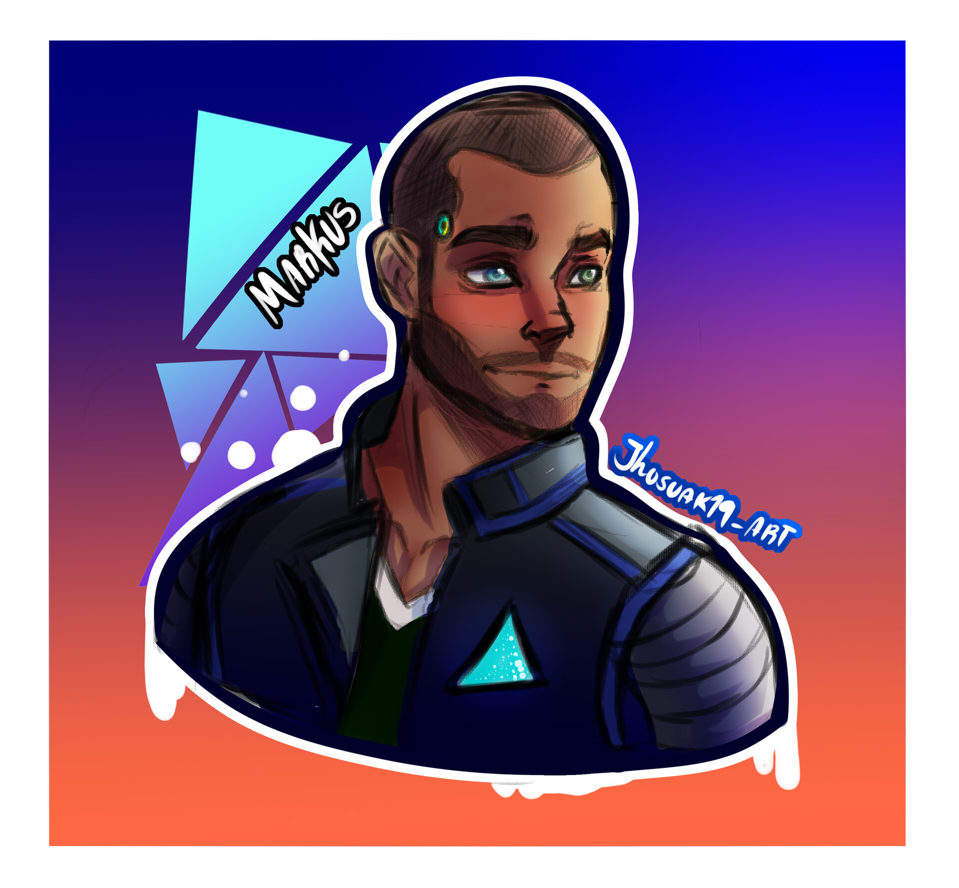 ArtStation - Markus_ Detroit Become Human_ Fan art