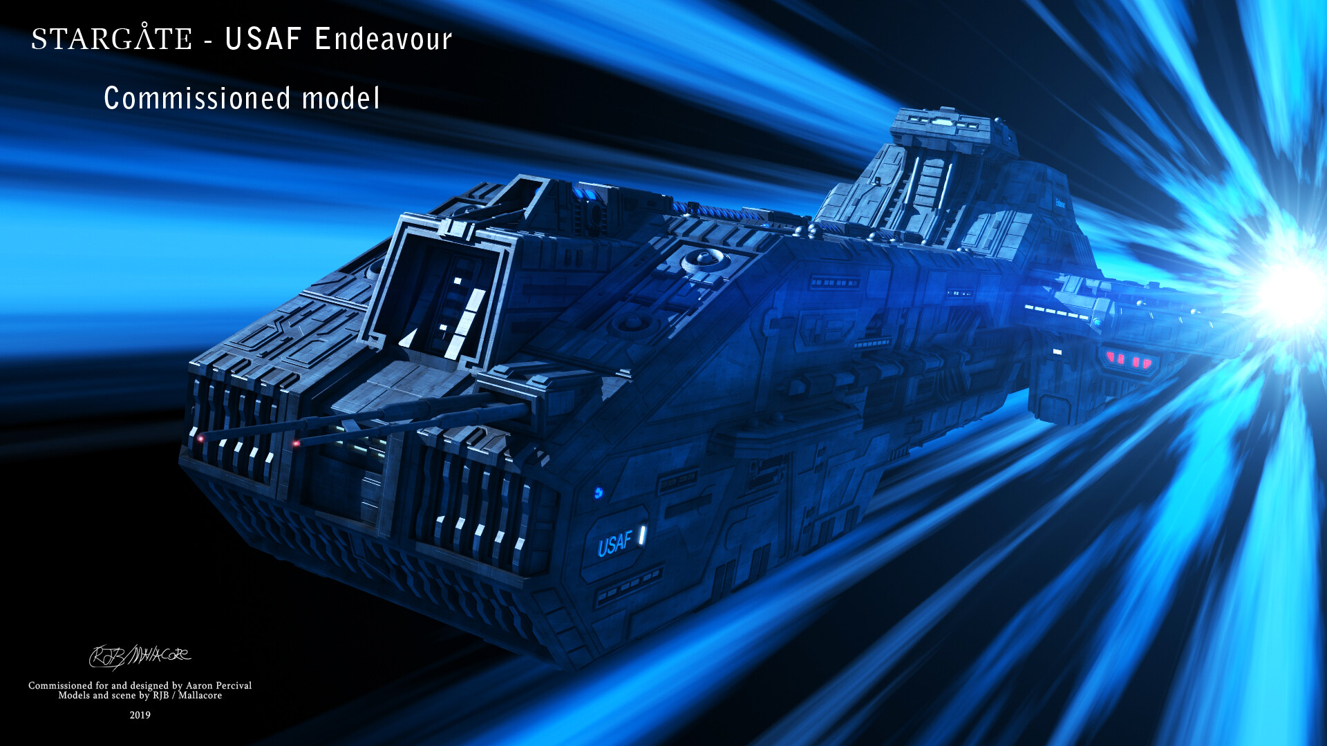 ArtStation - Stargate - USAF Endeavour #4 (Fan Design)
