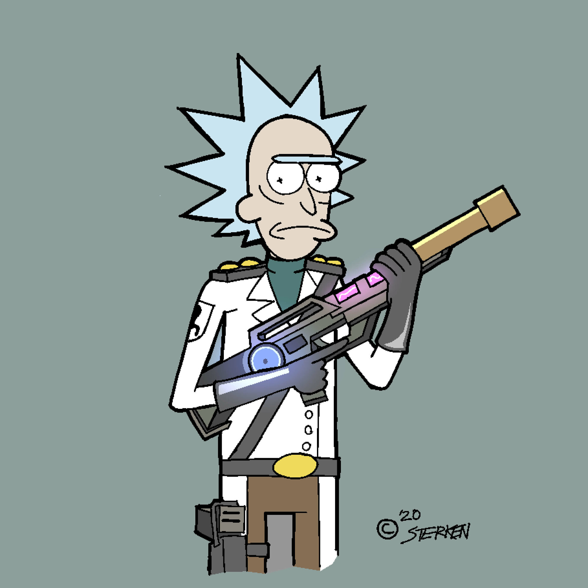 ArtStation - Guard Rick