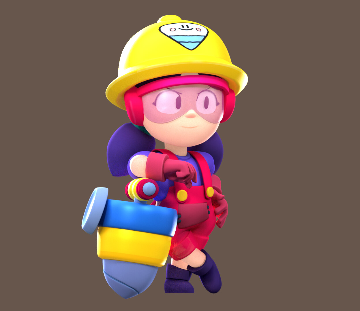ArtStation - BrawlStars Jacky Artwork (Fanmade)