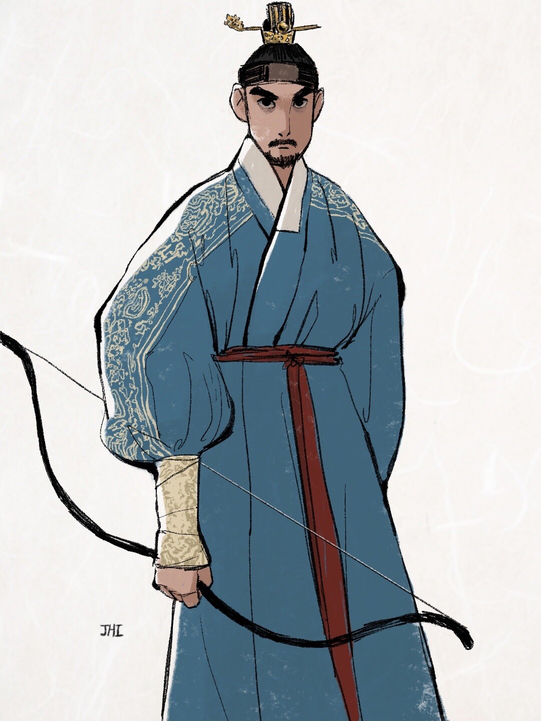 ArtStation - Korean traditional hanbok character