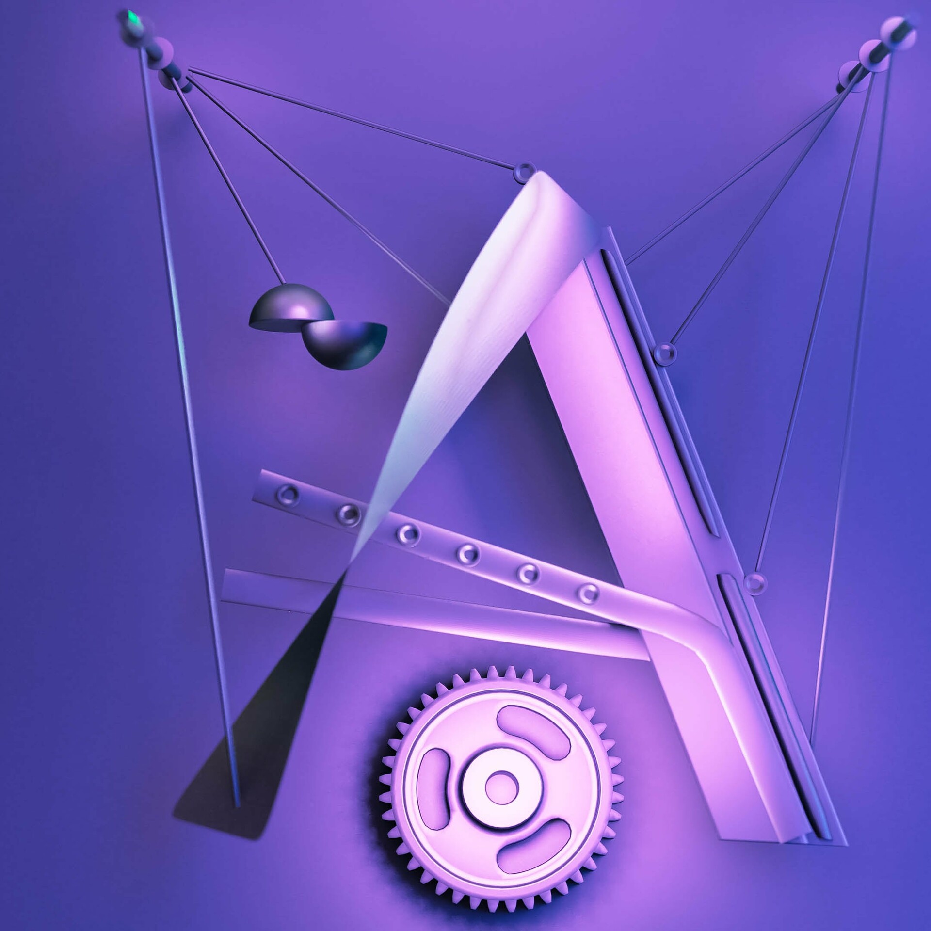 ArtStation - Abstract A letter