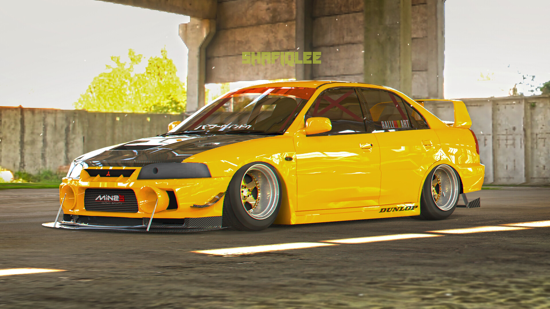 ArtStation - Mitsubishi Evo IV