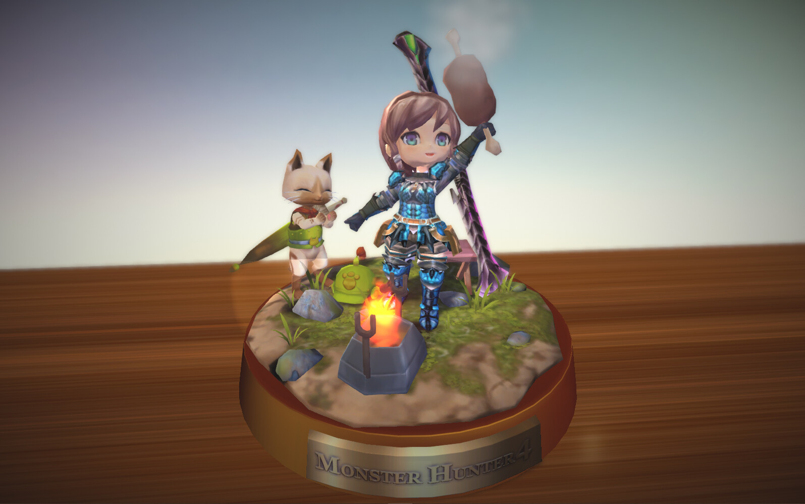 ArtStation - Monster Hunter4 Monster hunter Liosoul set SD Fan Art