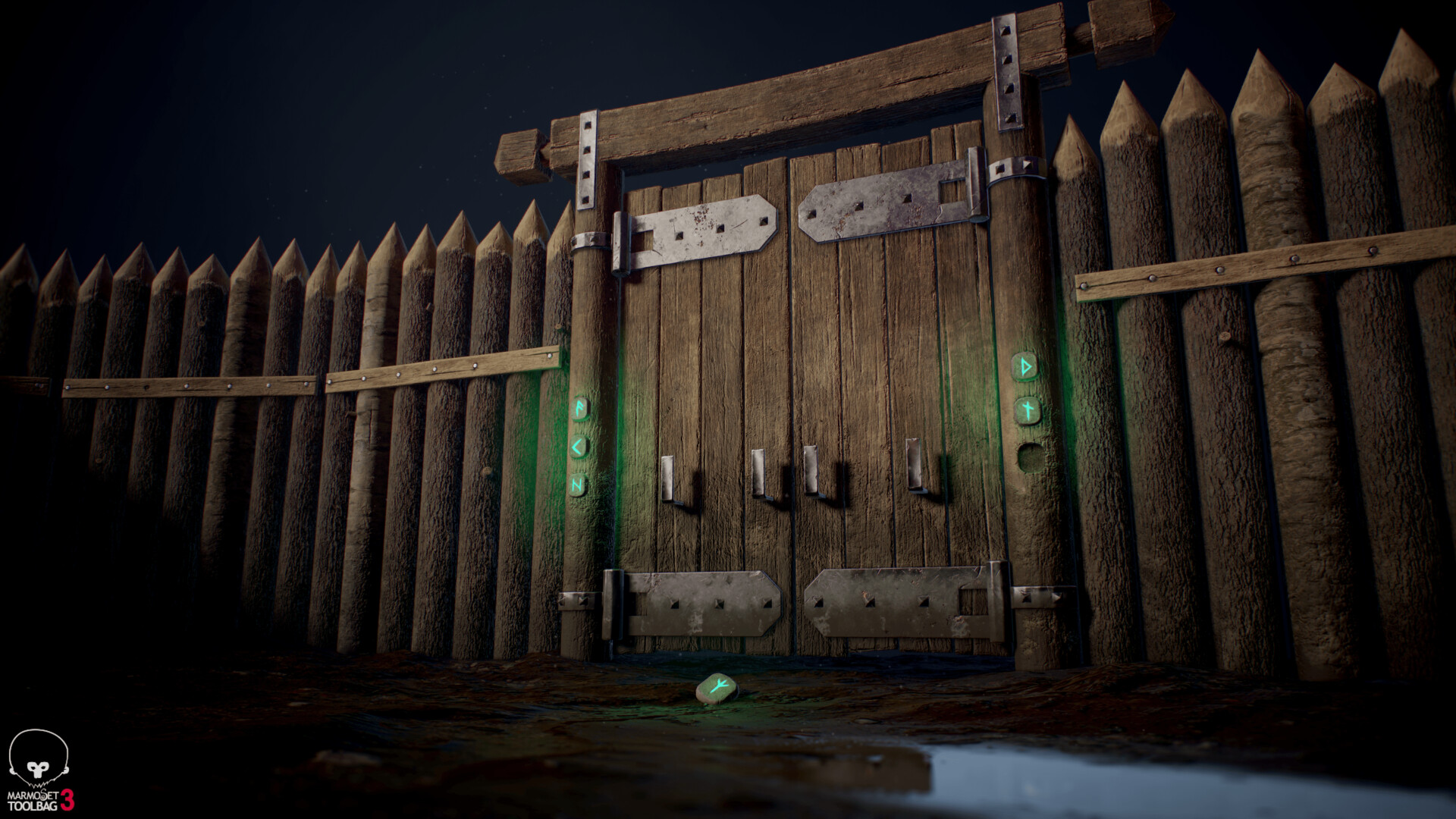 ArtStation - Wooden Gate