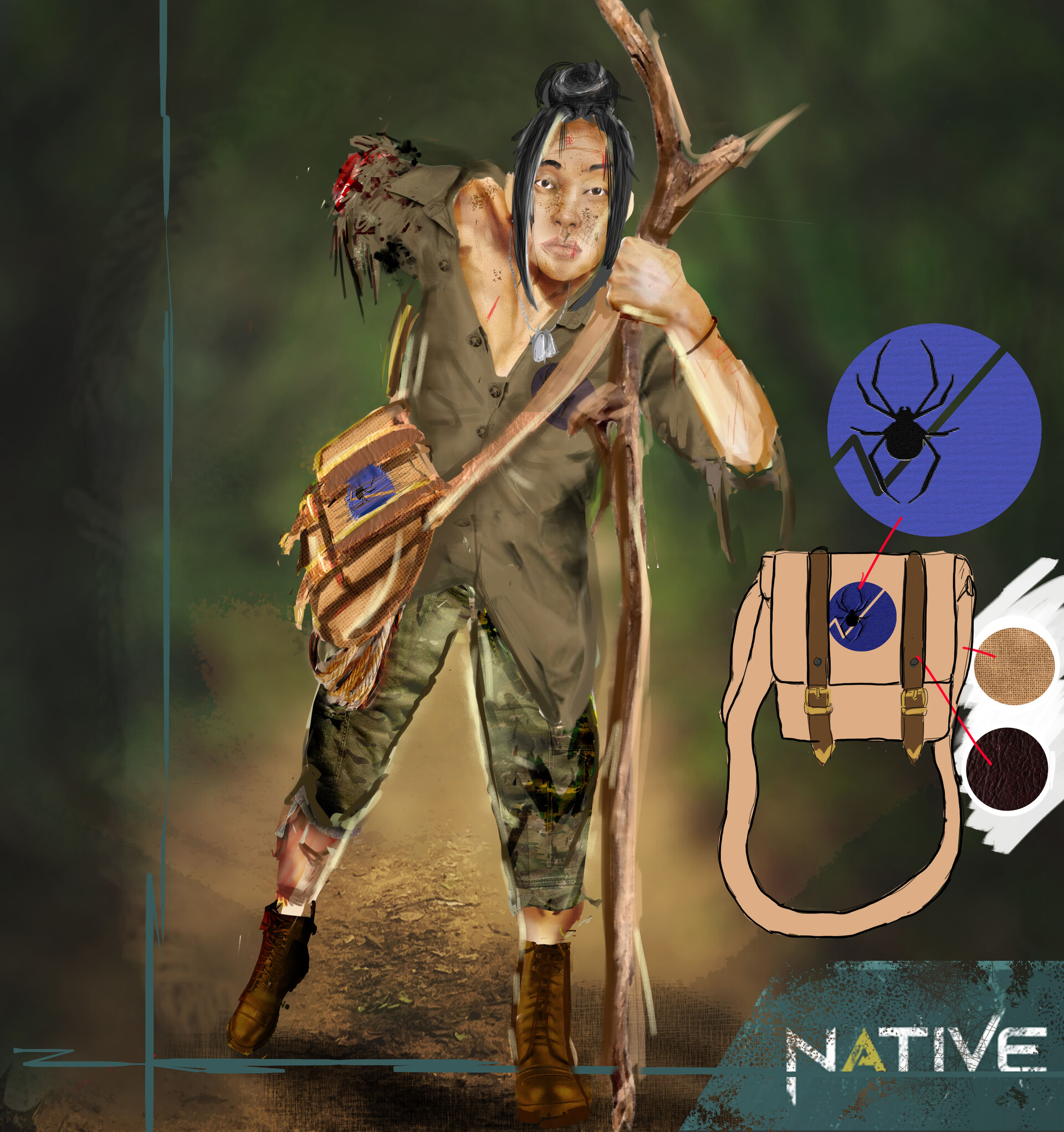 ArtStation - "Native" Character