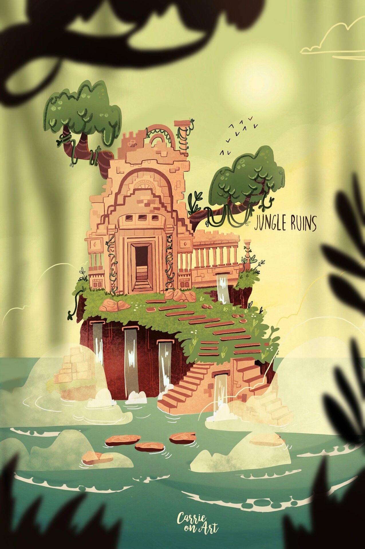 ArtStation - Jungle Ruins