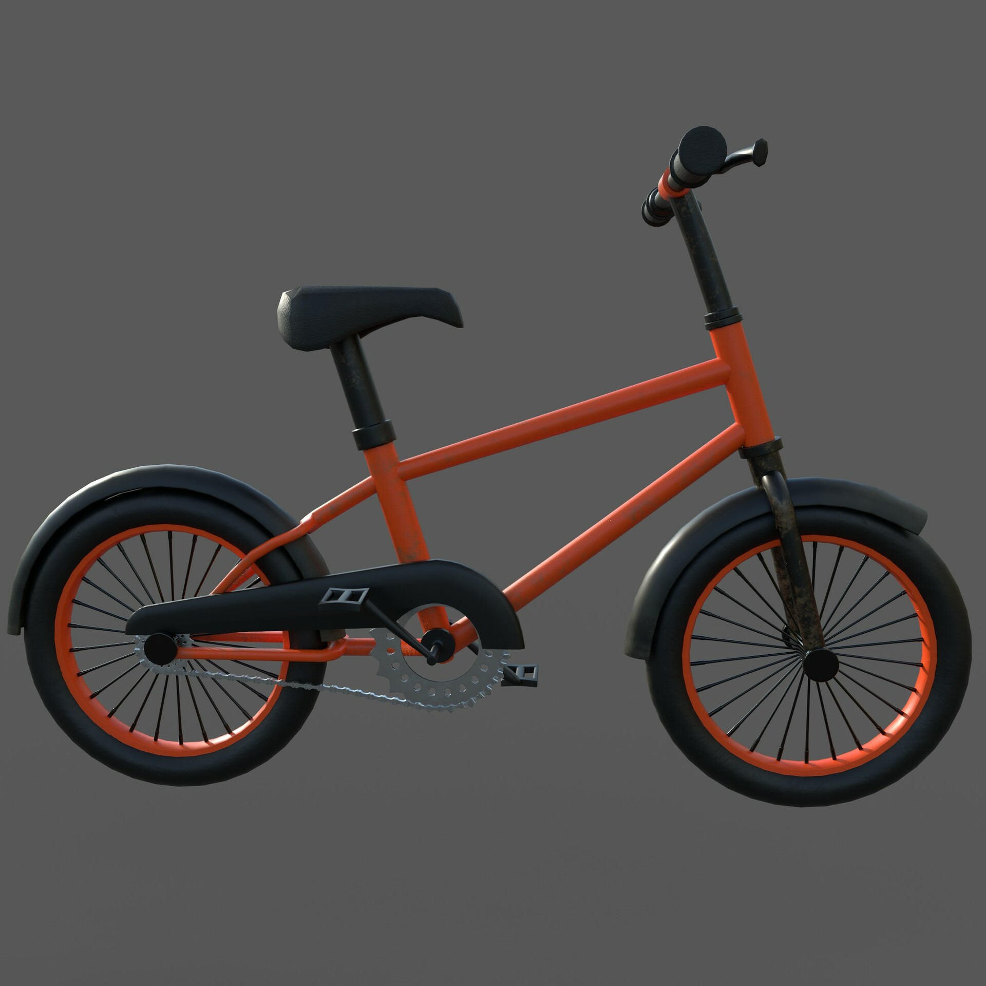 ArtStation - PROP Modeling - Bicycle