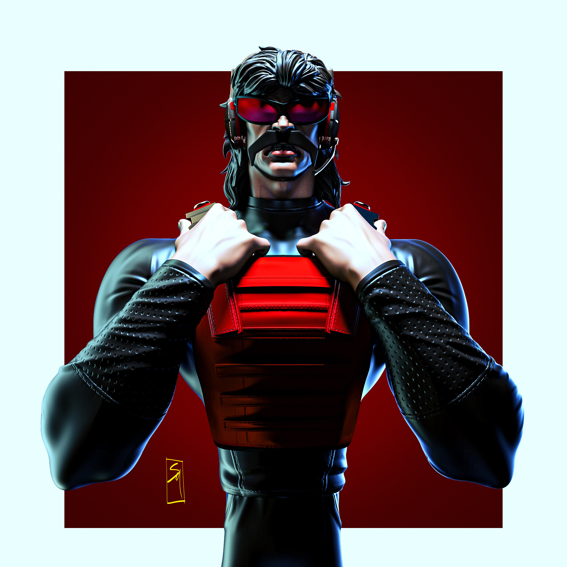 ArtStation - Dr Disrespect Print and Game Res Character