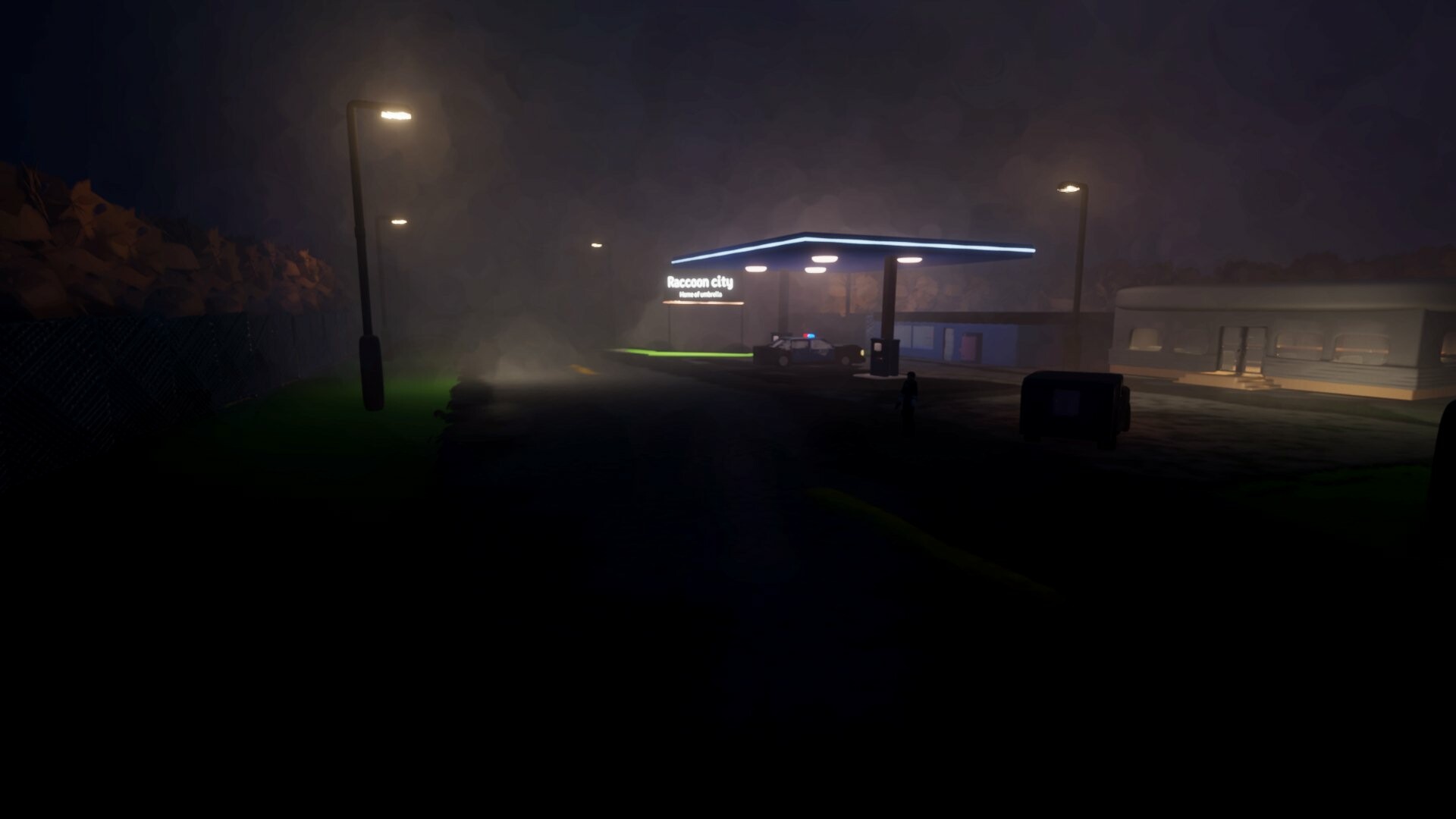 ArtStation - Gas station/ Diner Resident evil 2 remake/ original