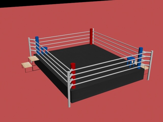 ArtStation - Boxing Ring