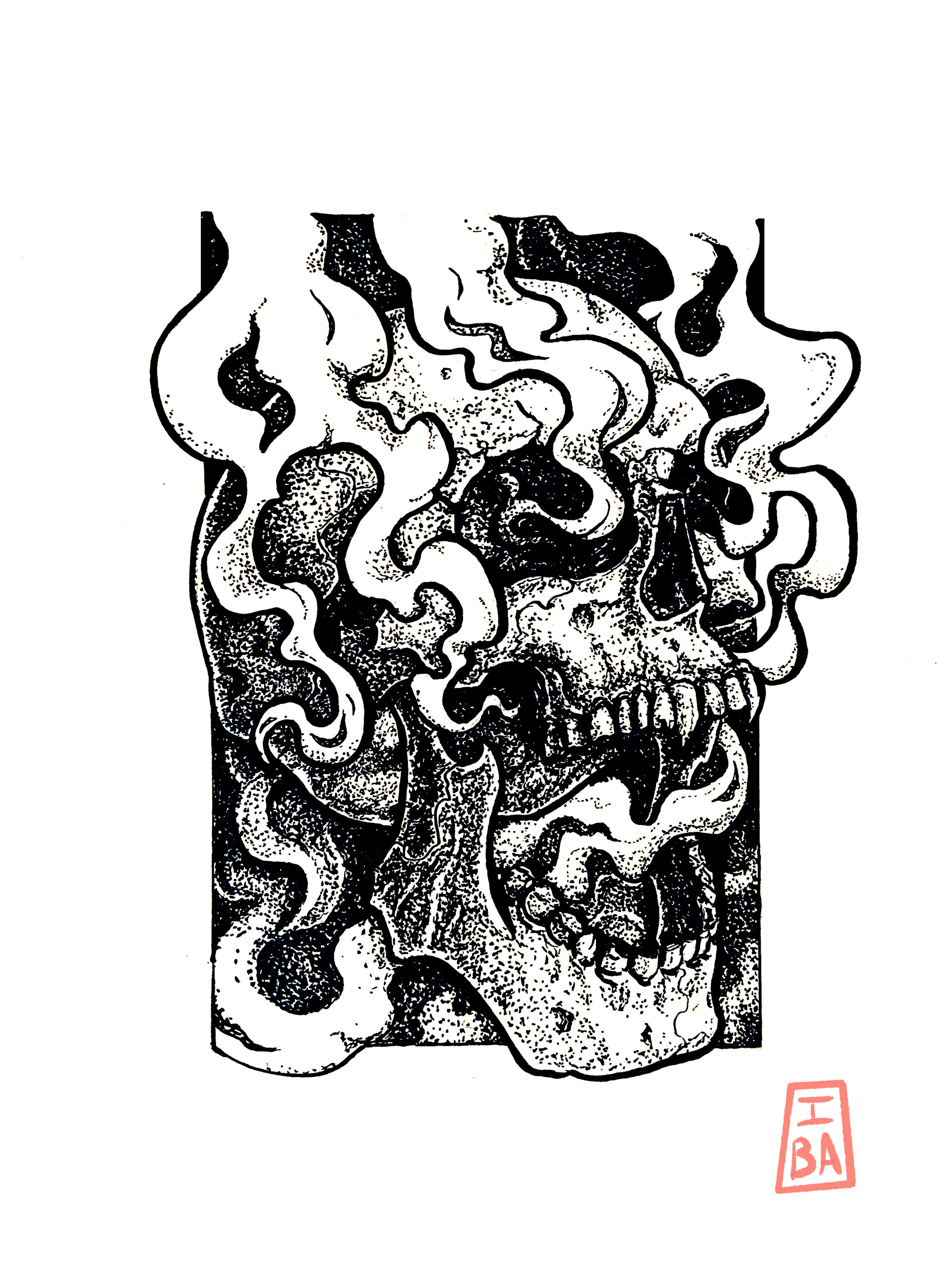 ArtStation - Foggy Skull