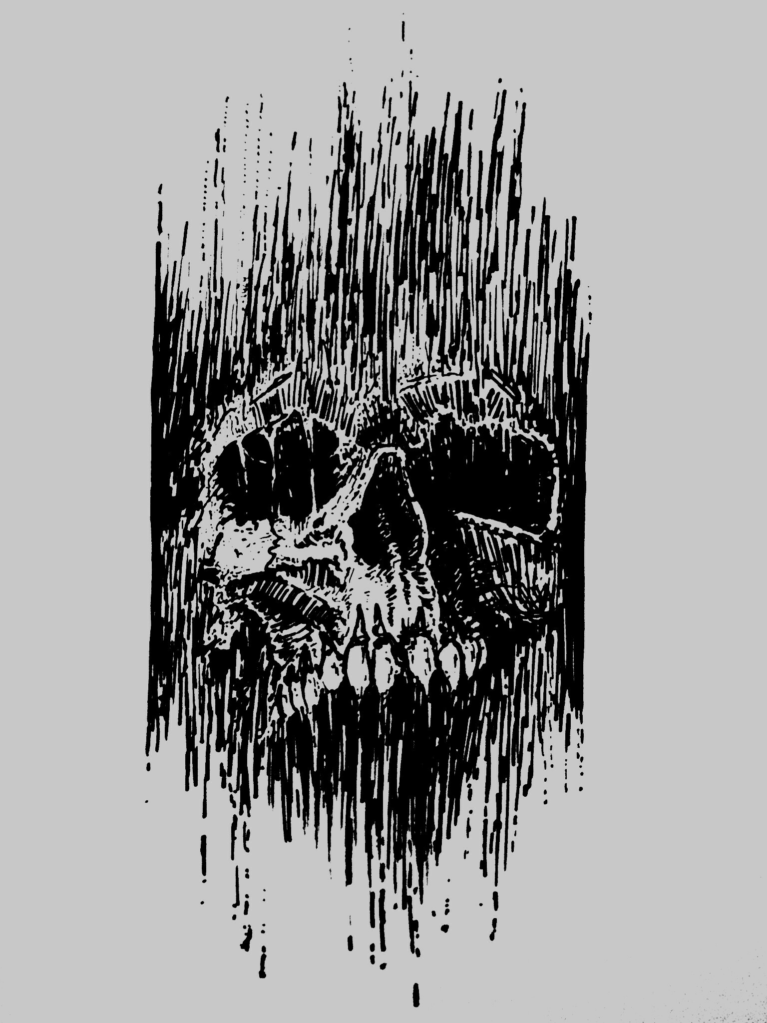 ArtStation - Skull Tattoo Ink Design