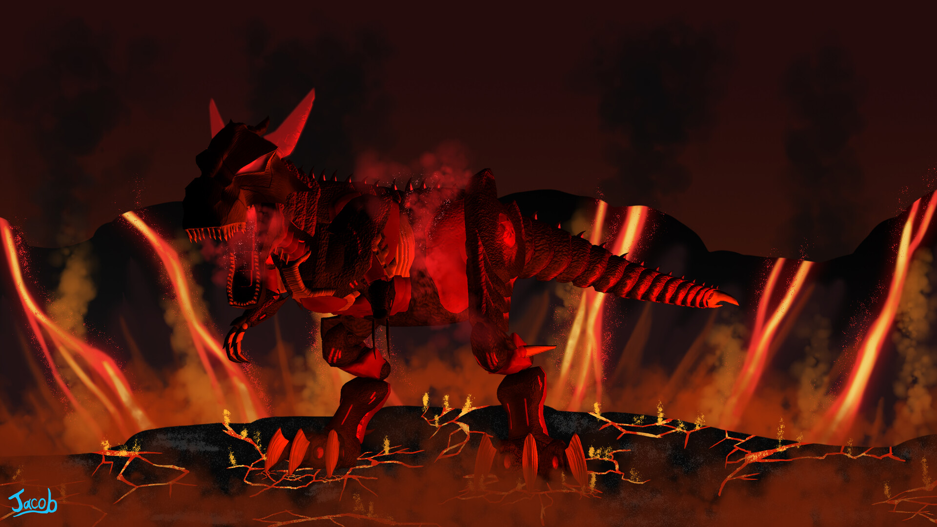 ArtStation - Magmasaur