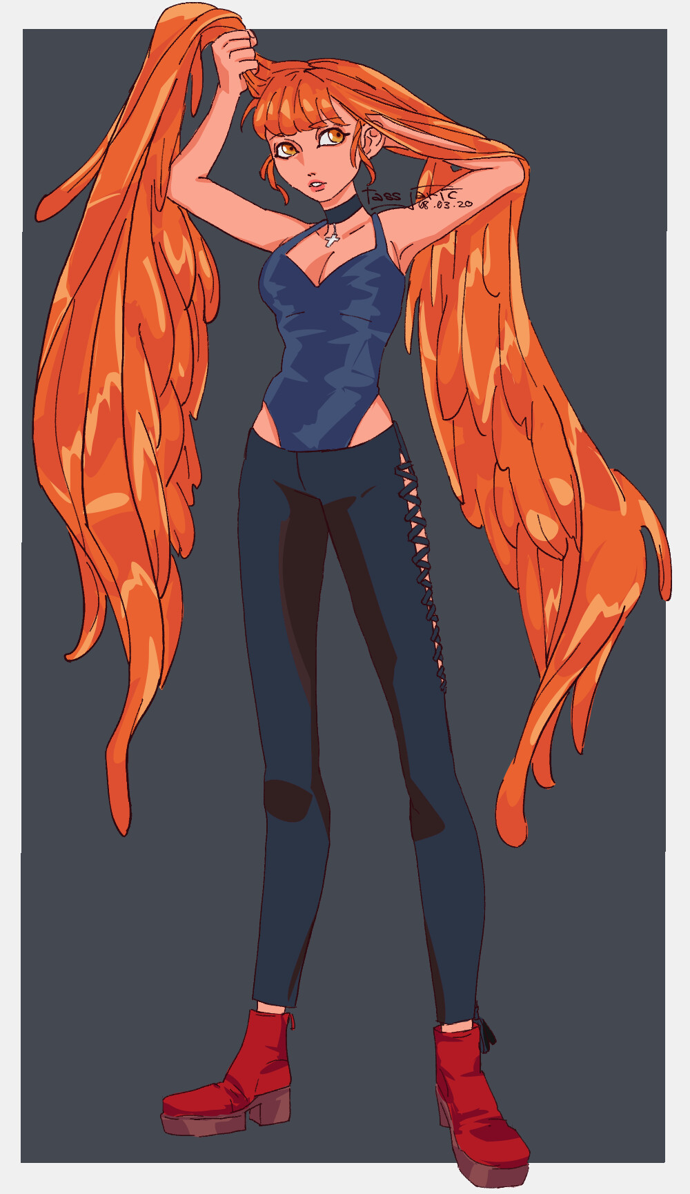 ArtStation - Winged Hair