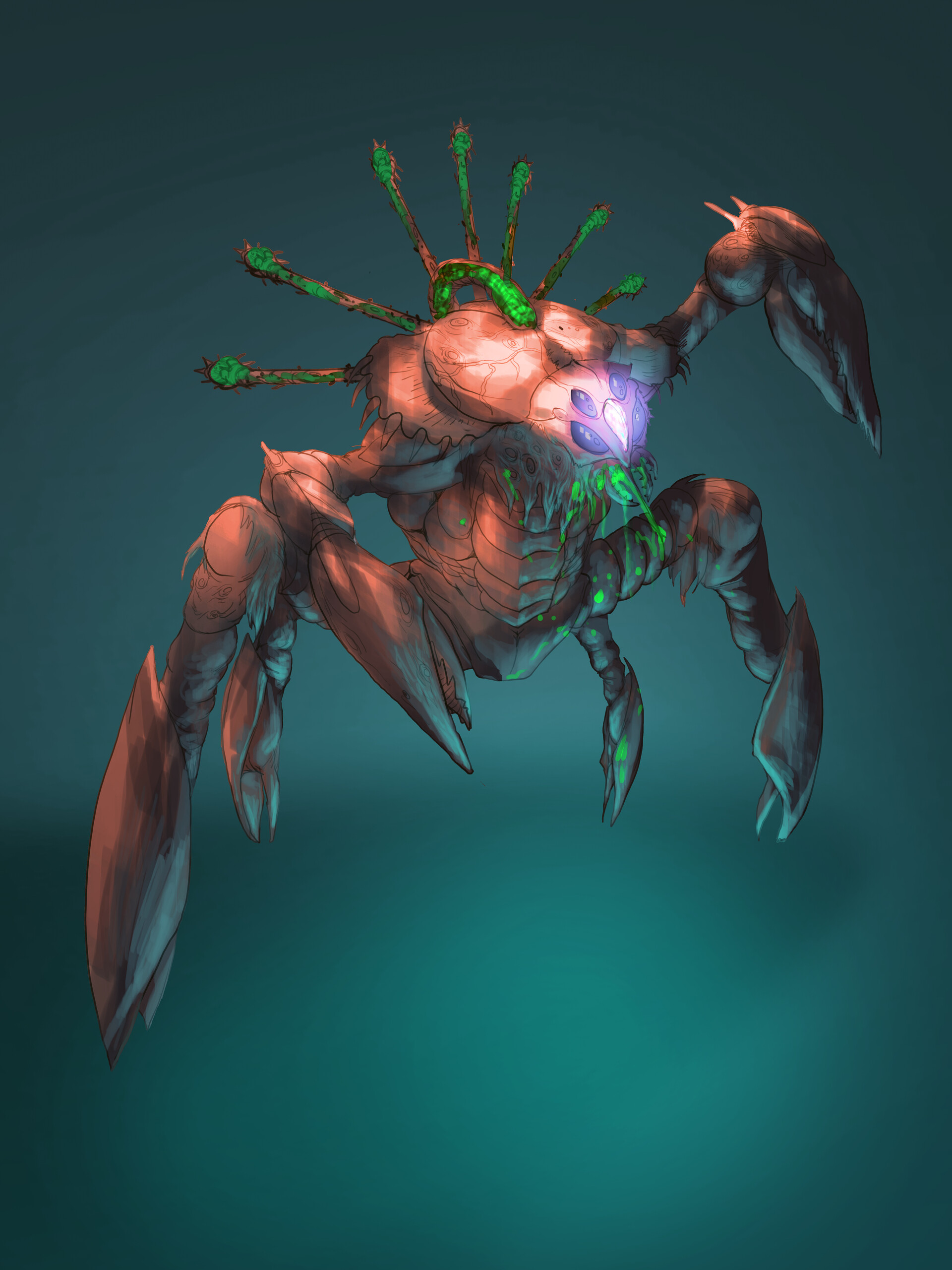 ArtStation - Crab character concept