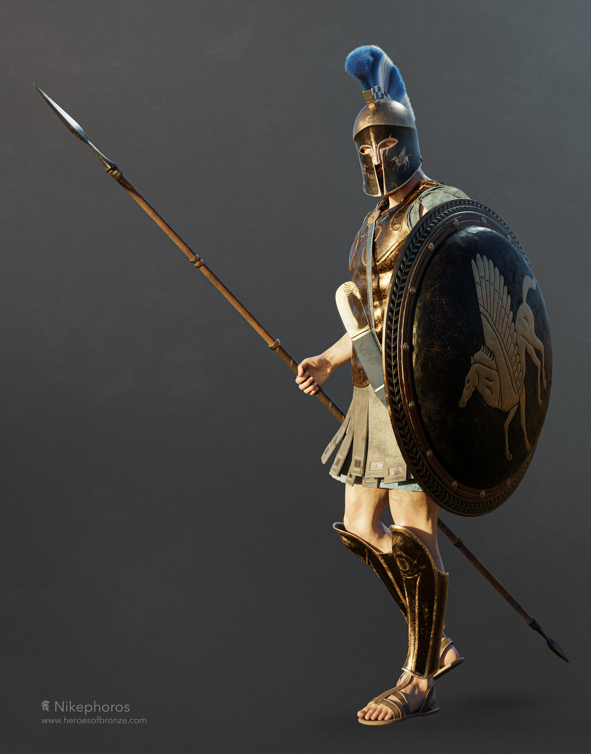 ArtStation - Heroes of Bronze - Nikephoros of Athens