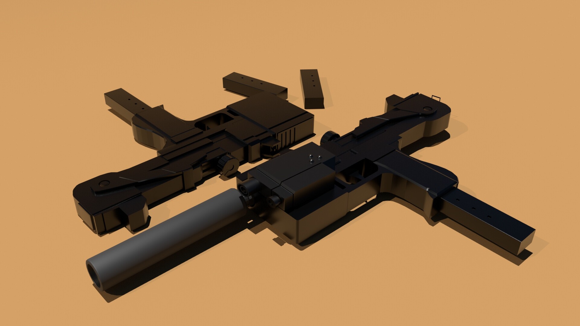 ArtStation - 3D MODEL - UZI