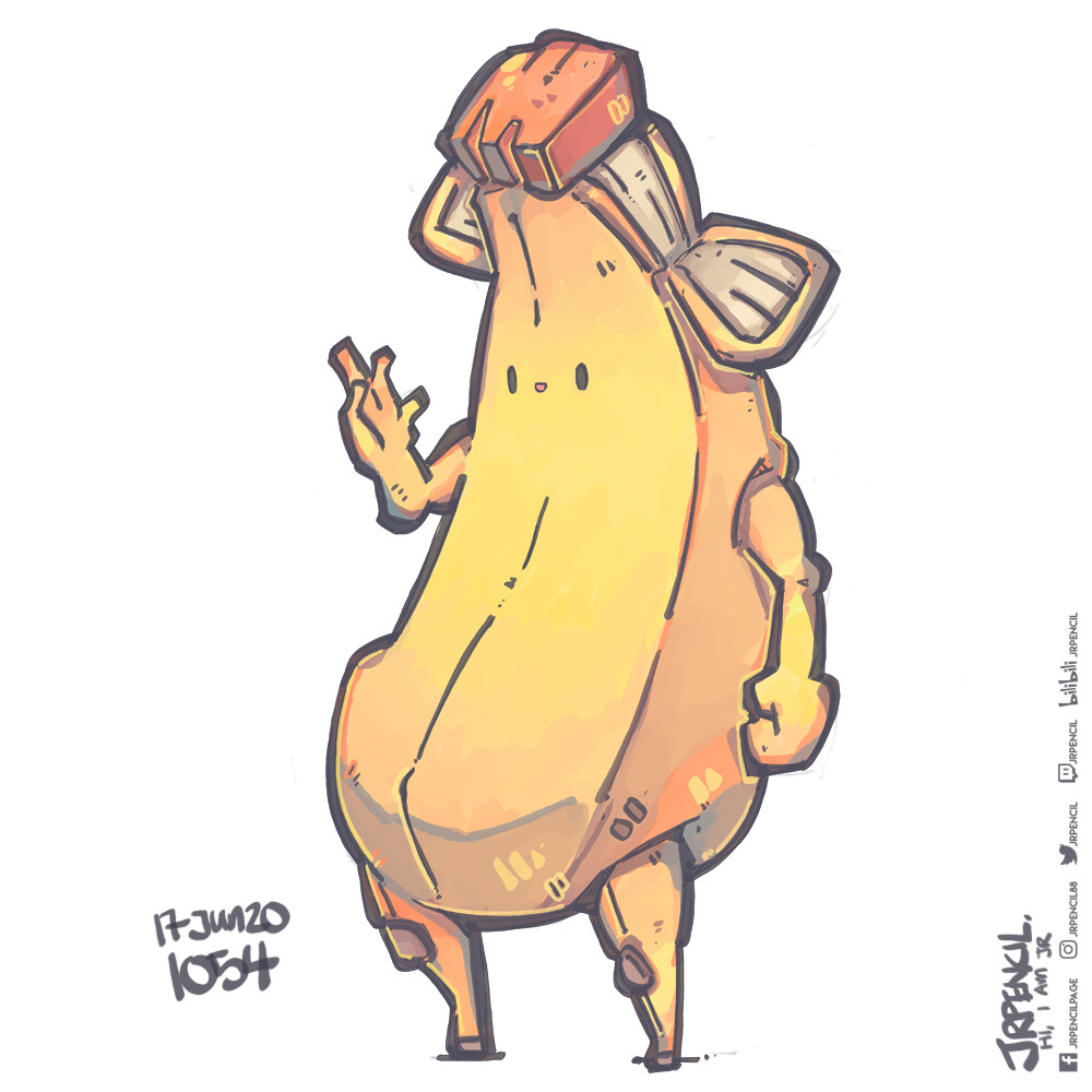 ArtStation - 1054 - Fortnite Peely Skin