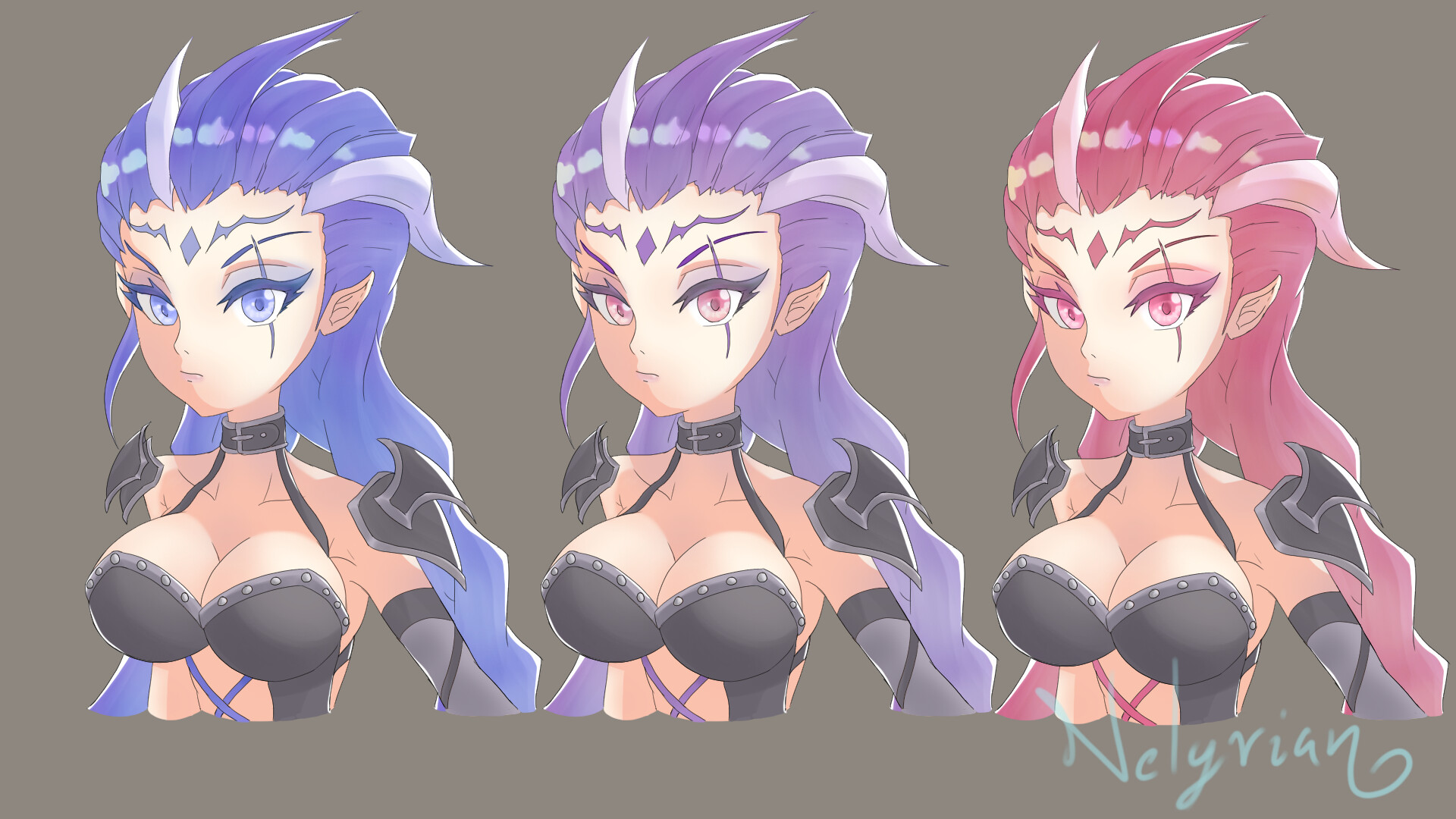 ArtStation - Hell Lady - Summoners War (Fanart)