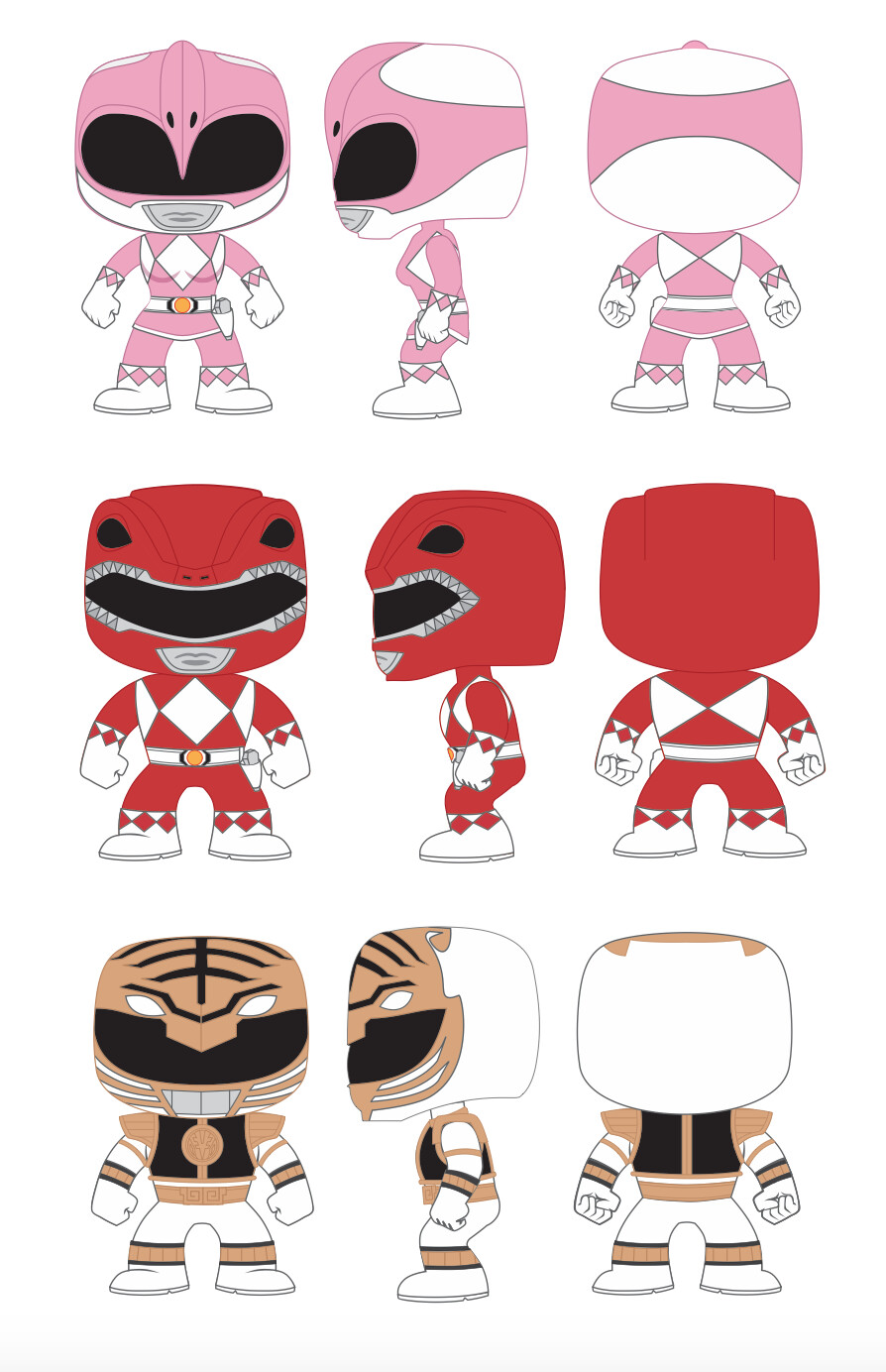 ArtStation - Pop! Vinyl: Power Rangers