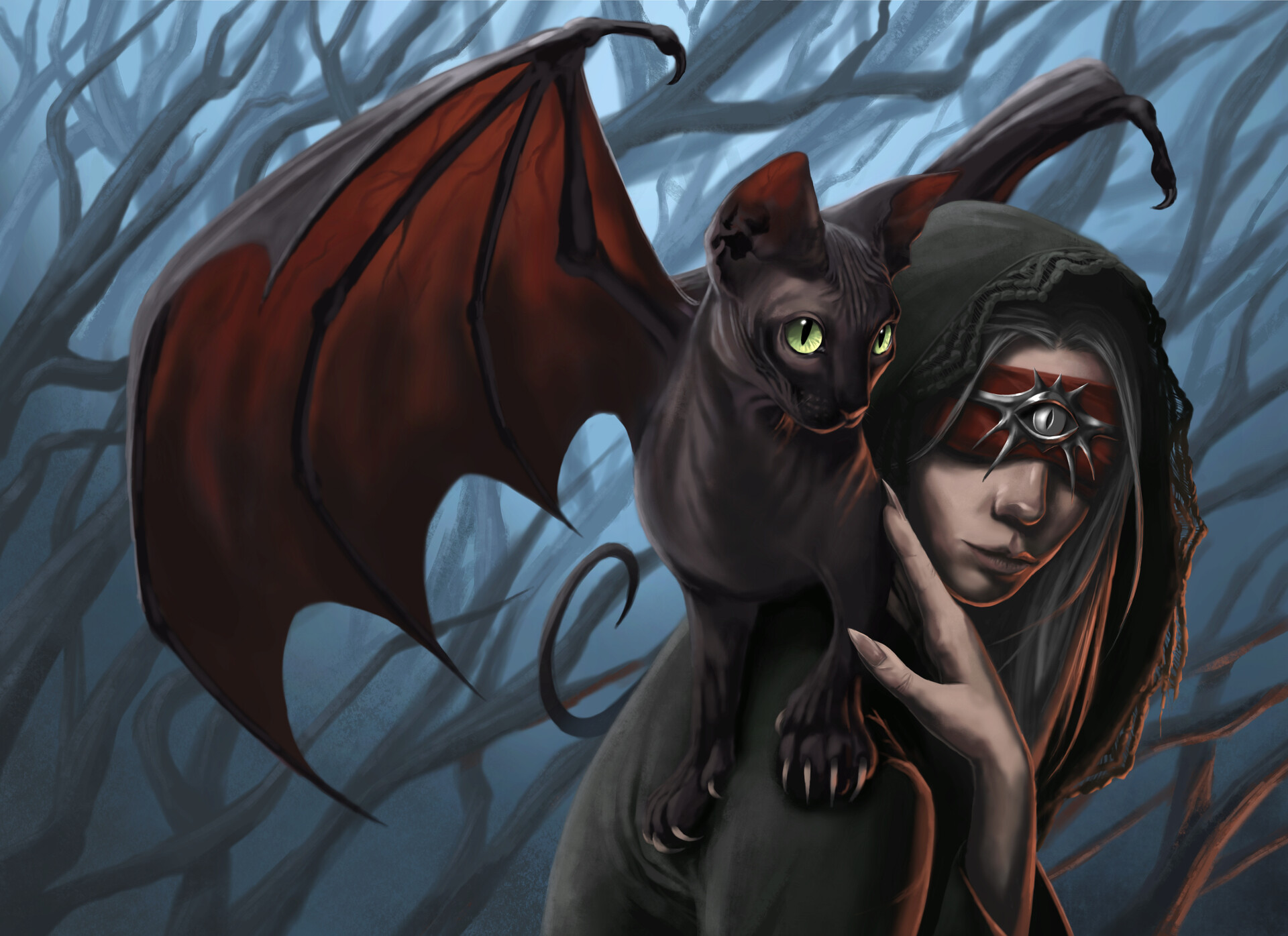 ArtStation - Witch's Familiar