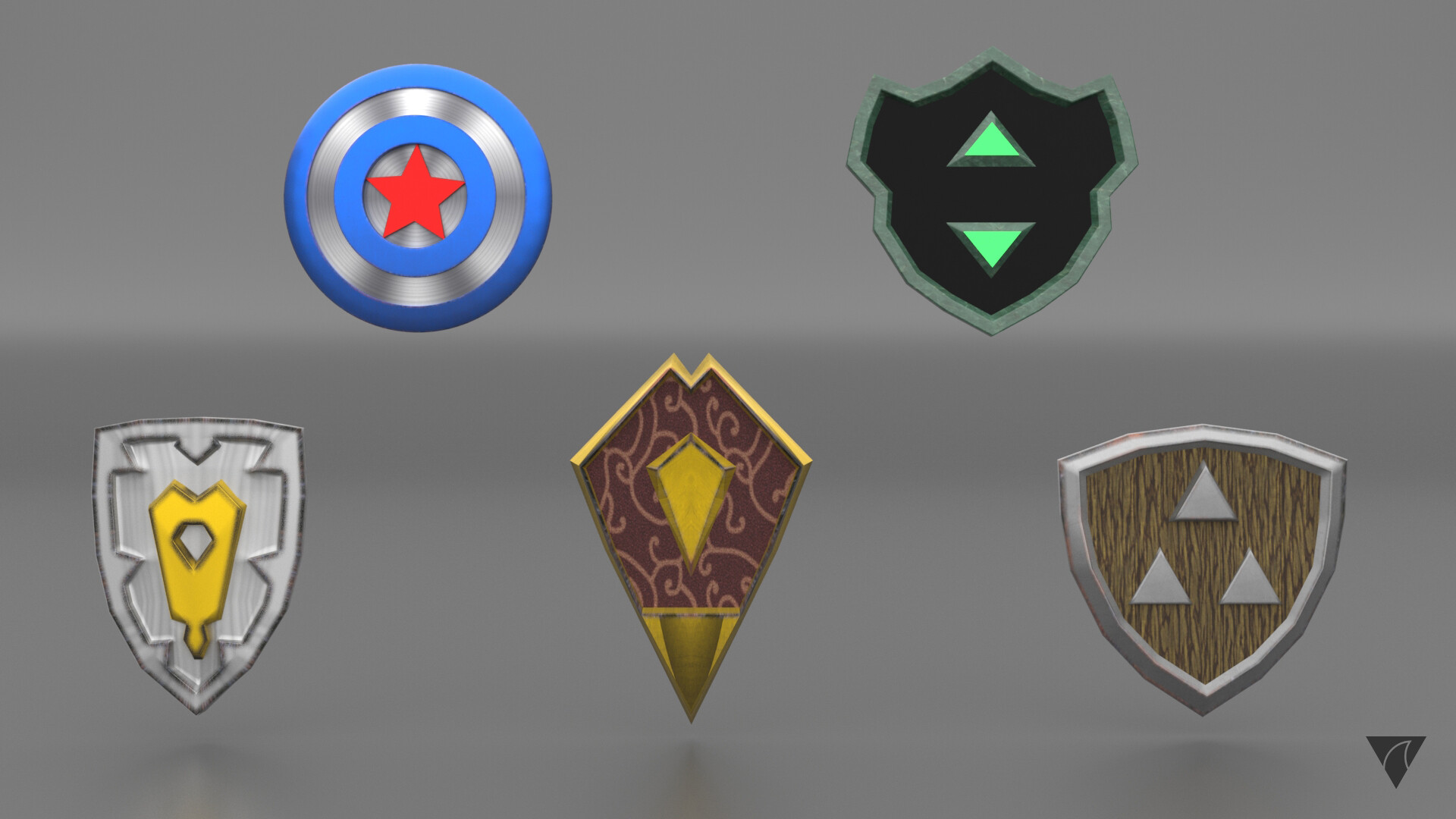 ArtStation - Shield Modeling