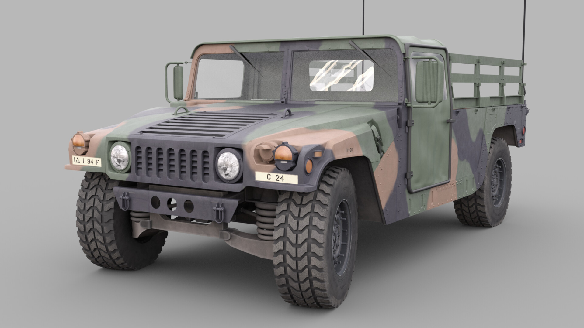 Westfield 3d - M998 HMMWV Cargo Pickup