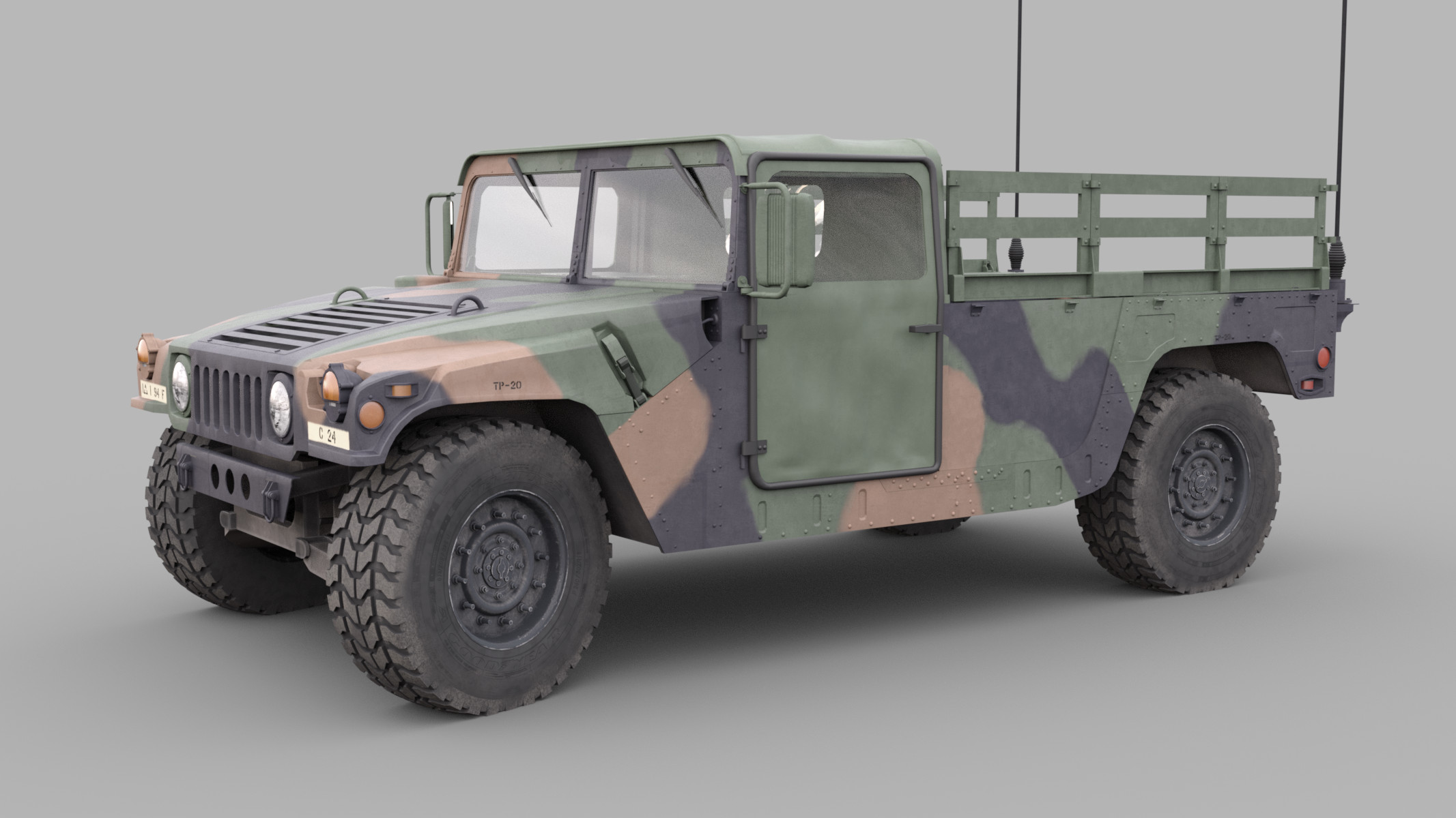 Westfield 3d - M998 HMMWV Cargo Pickup