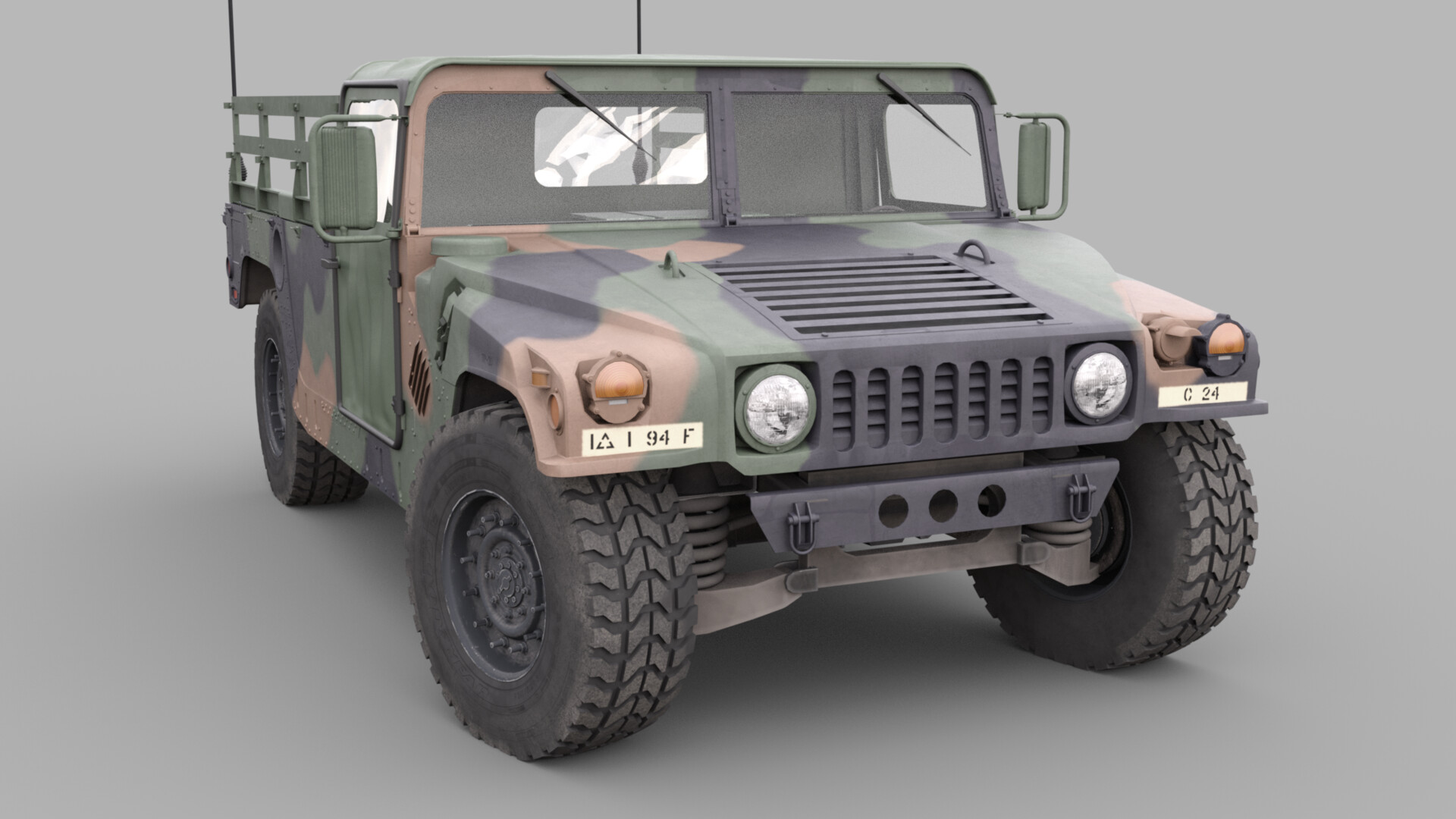 Westfield 3d - M998 HMMWV Cargo Pickup